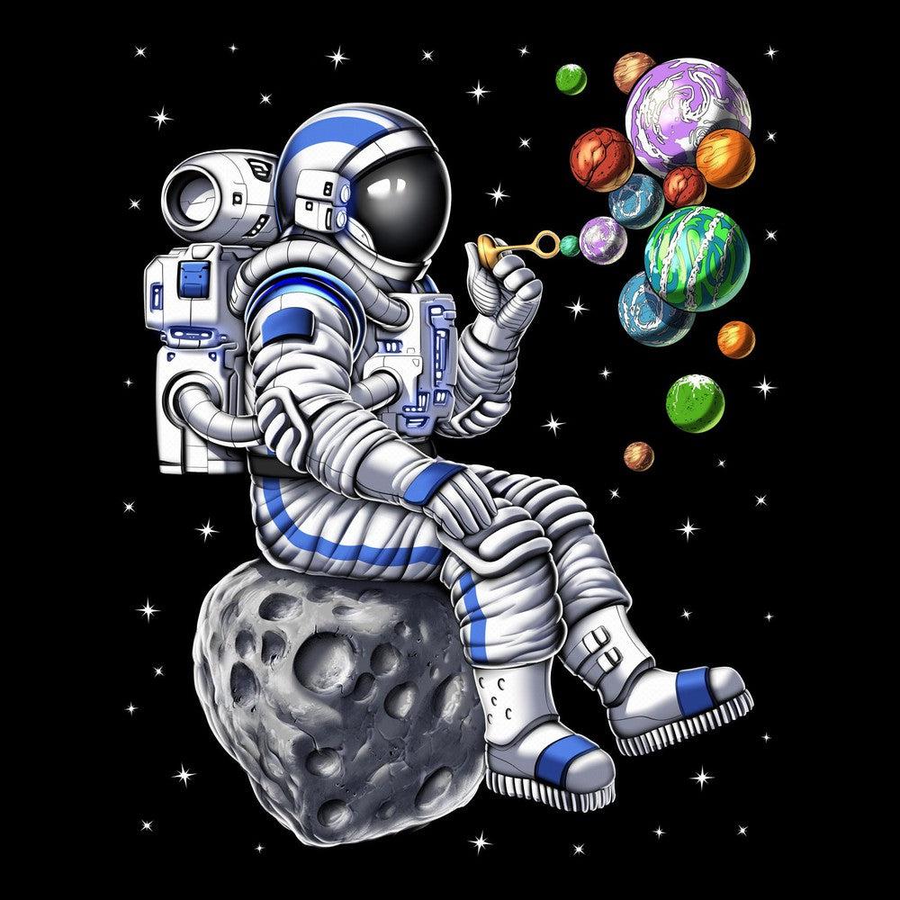 Psychedelic Astronaut Trippy Space Planets Hoodie - Psychonautica